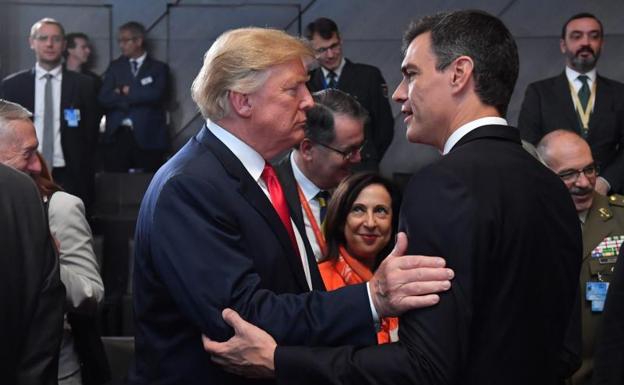 Sánchez ya conoce a Trump, pero le dice «no» a gastar el 2% en Defensa ...
